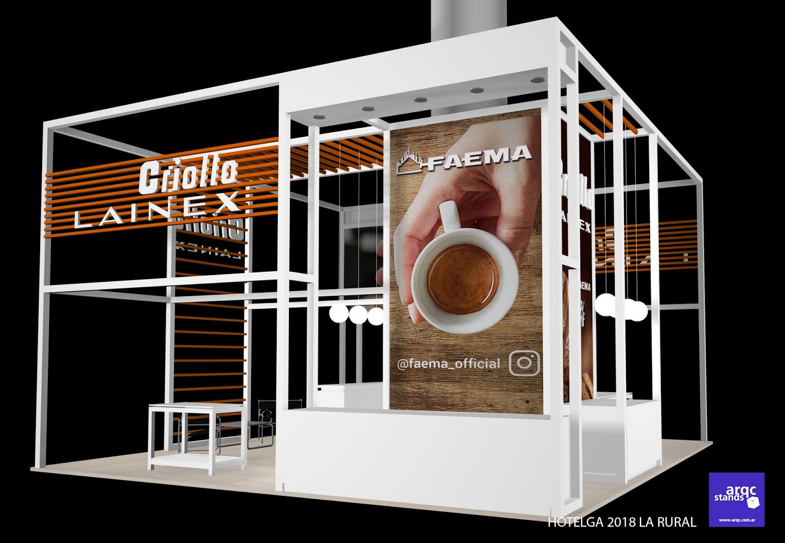 Diseño y montaje de stands de Exposiciones.