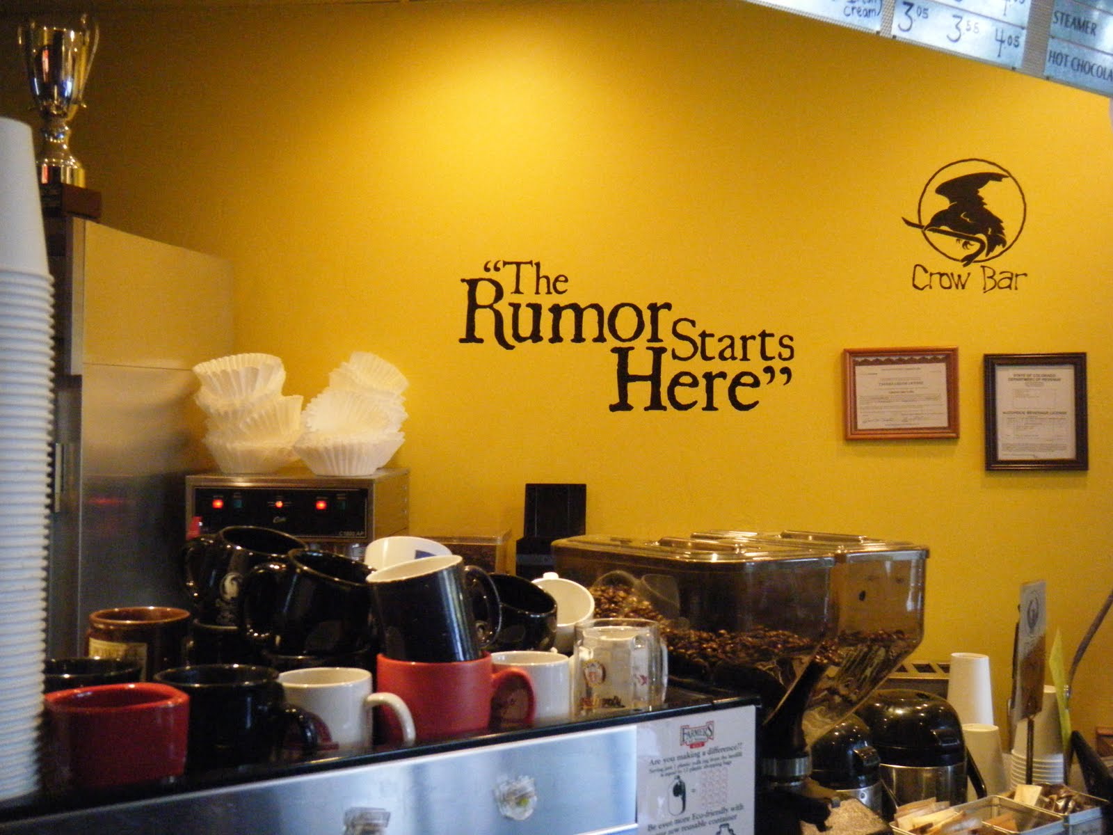 The Coffee Question: Crowfoot Valley Coffee, Castle Rock