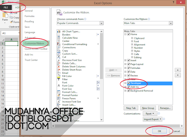 Cara Mudah Memunculkan Tab Developer pada Microsoft Excel - Mudahnya Office