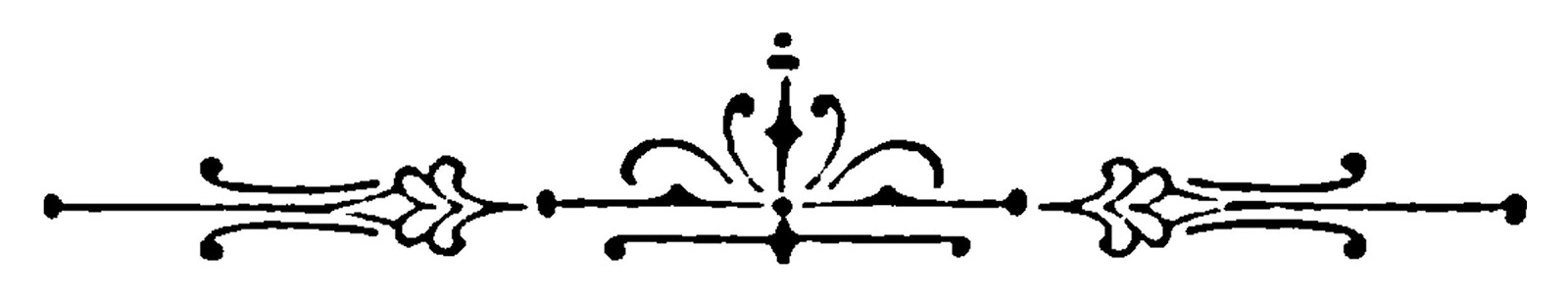 Digital Stamp Design: Antique Victorian Text Divider Free Designs ...