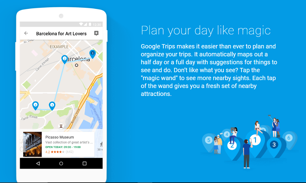 Plan your trips with Google Trip