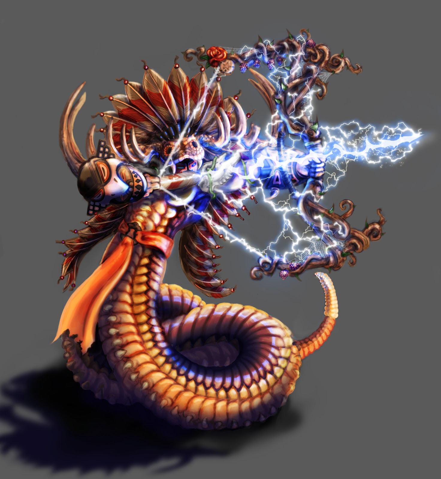 Big Red Gear: Uktena Project: Final Painting