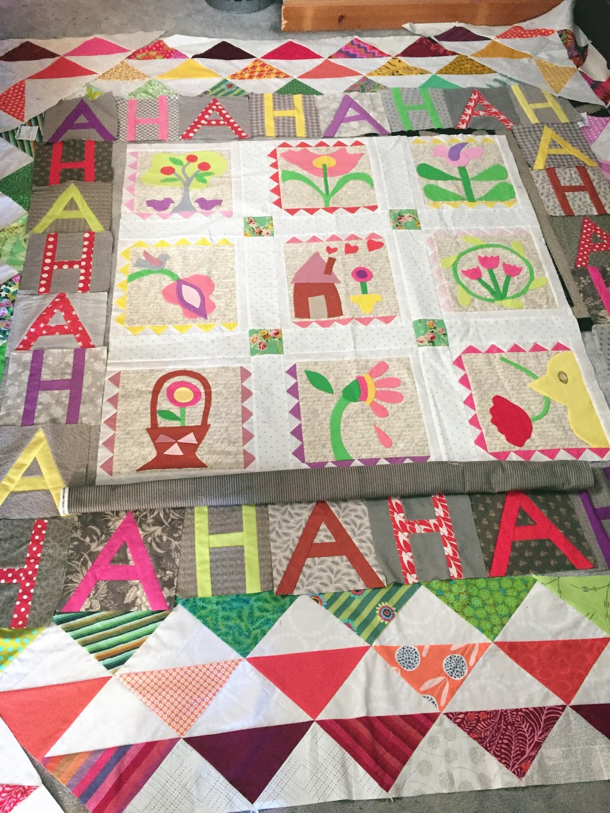 Quilty Folk: How The HaHa Quilt Came to Be