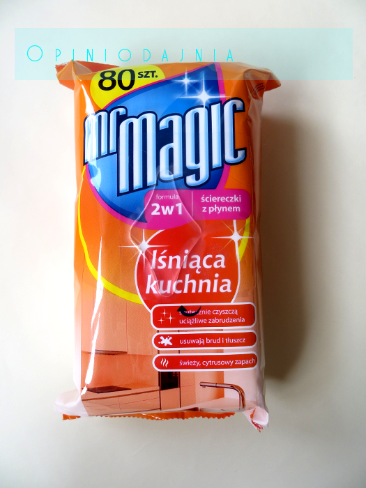 Opiniodajnia: Biedronka Mr Magic ściereczki z płynem do kuchni i do mebli