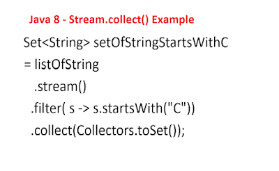 4 Examples of Stream.collect() method in Java 8 | Java67