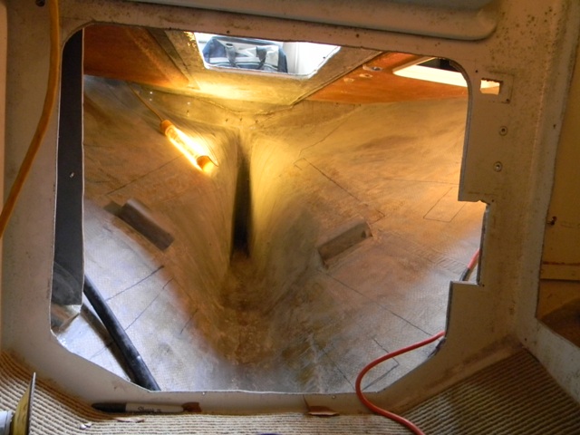 Ericson 25, Oystercatcher: Lazarette Modifications, Part 5: Dry-Fitting ...