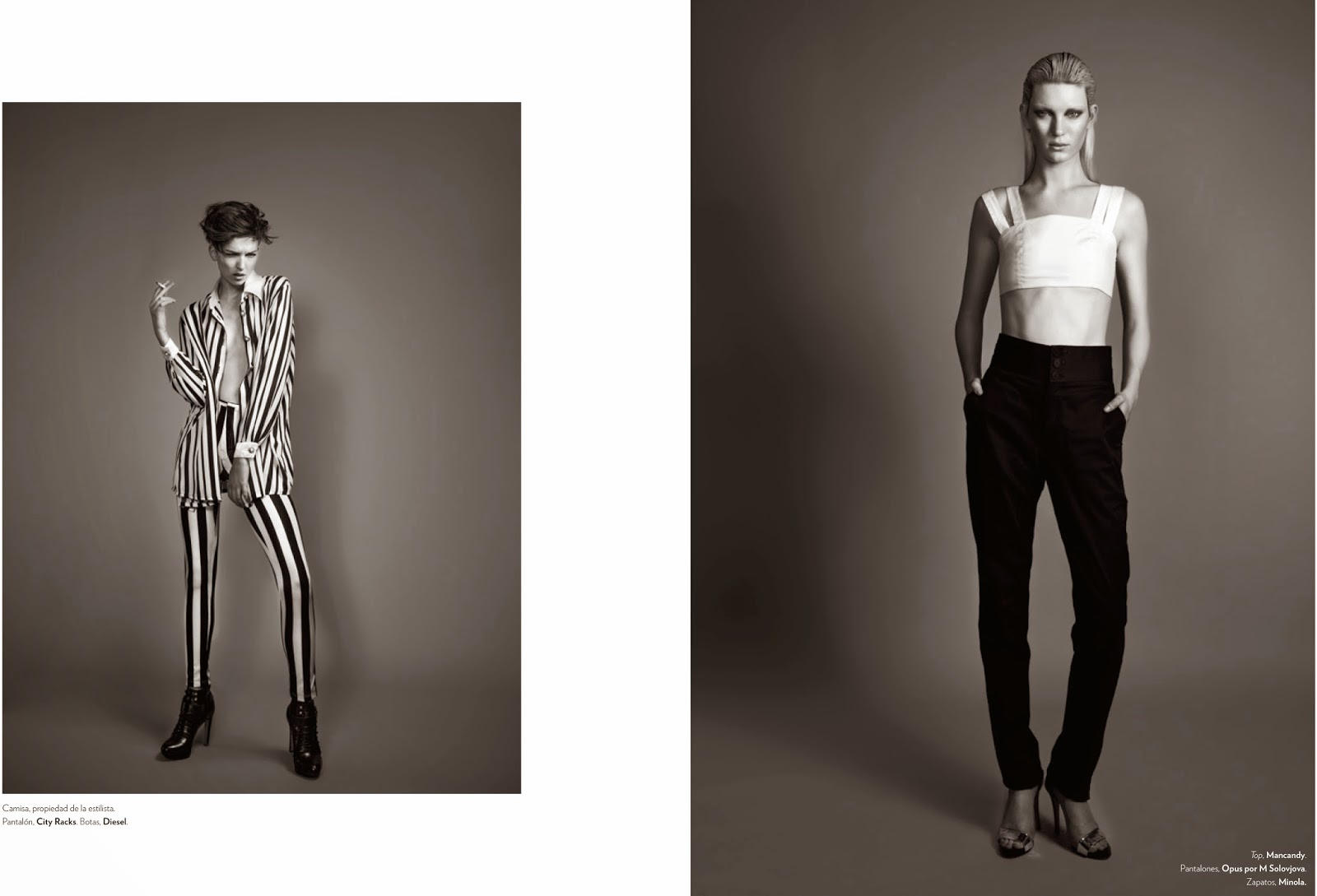 PARAGON MODEL MANAGEMENT: Celia Flower & Emi Perry @ 192 Magazine