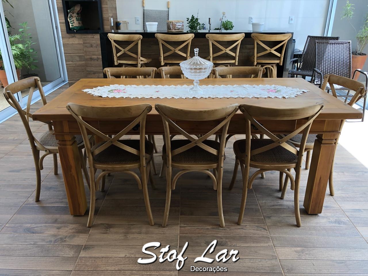 Stof Lar Decorações - Móveis em Madeira de Demolição : Mesa Retangular ...