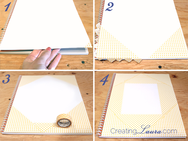 Creating Laura: DIY Washi Tape Recipe Notebook (with free Printable)