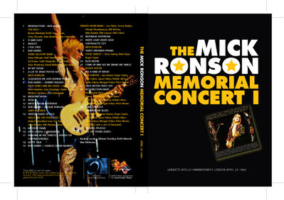 Jolly Joker`s Ohrenbalsam: THE MICK RONSON MEMORIAL CONCERT, DCD, 2001