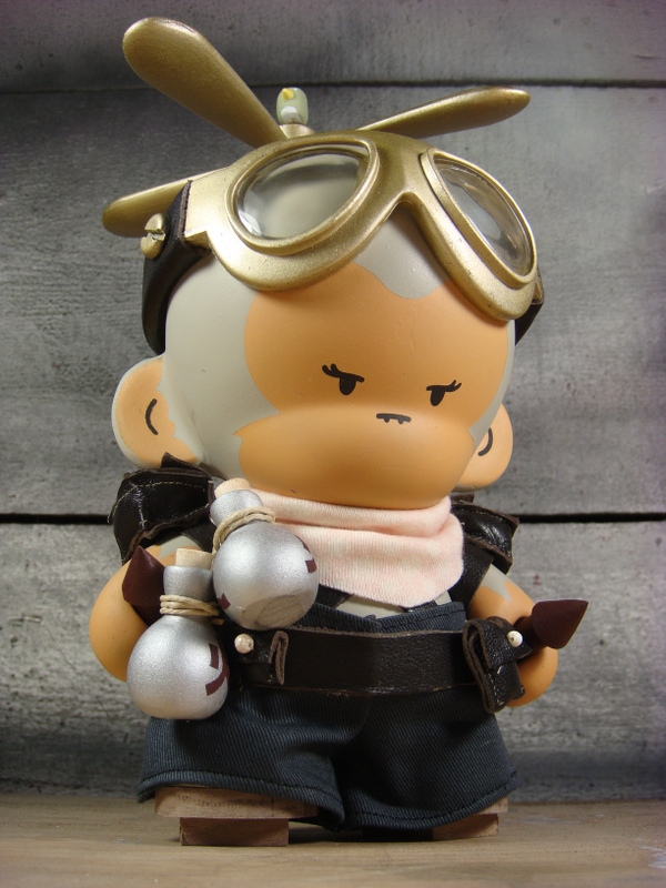 The Blot Says...: Copter Girl Custom Munny by Huck Gee