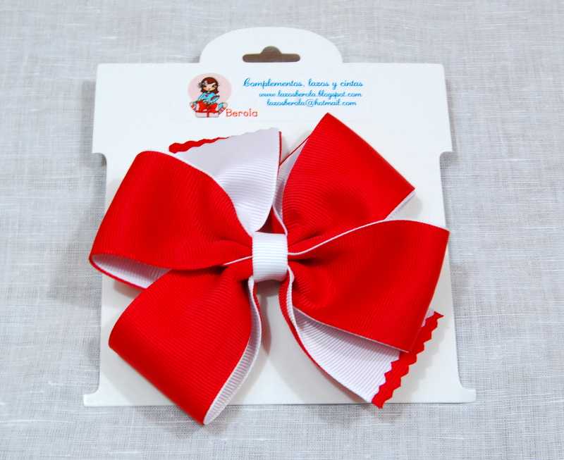 Lazos Berola: Lazos dobles con 2 cintas lisas