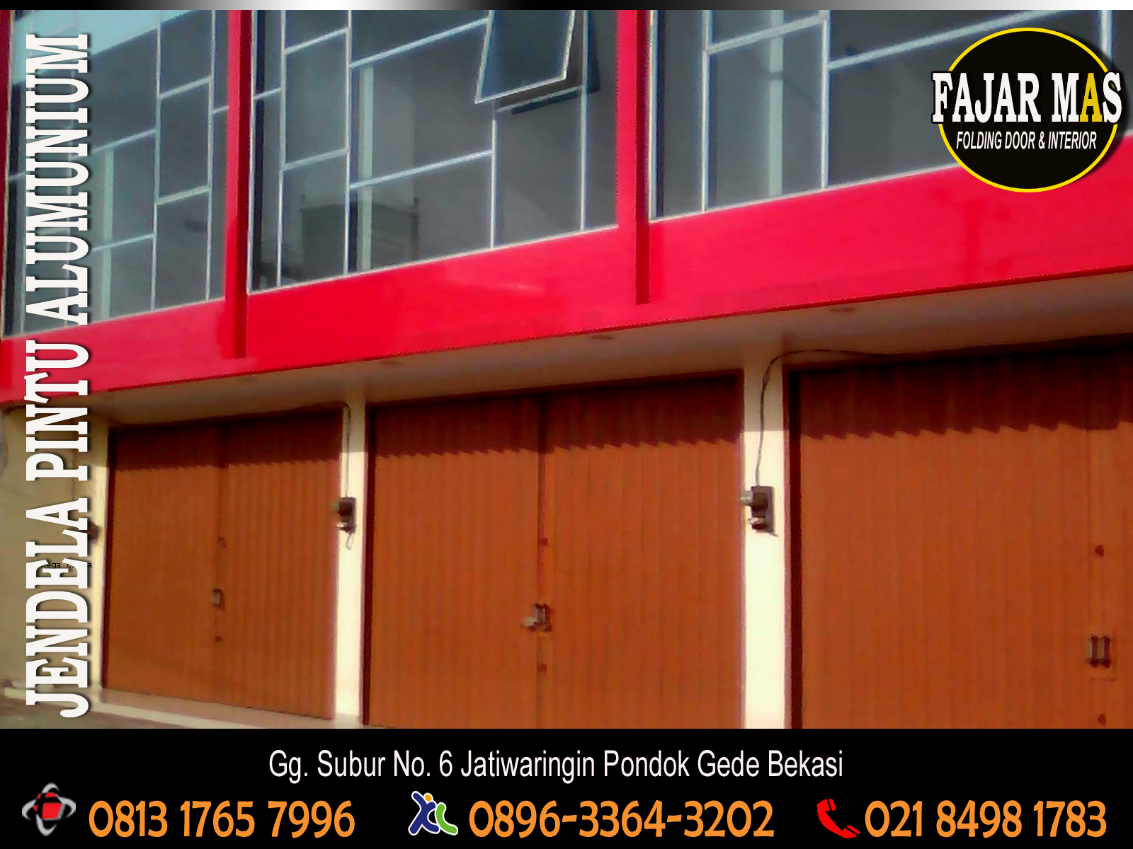 PINTU GARASI, LIPAT SLIDING MEGA CIPTA STEEL | FOLDING ROLLING DOOR ONE ...