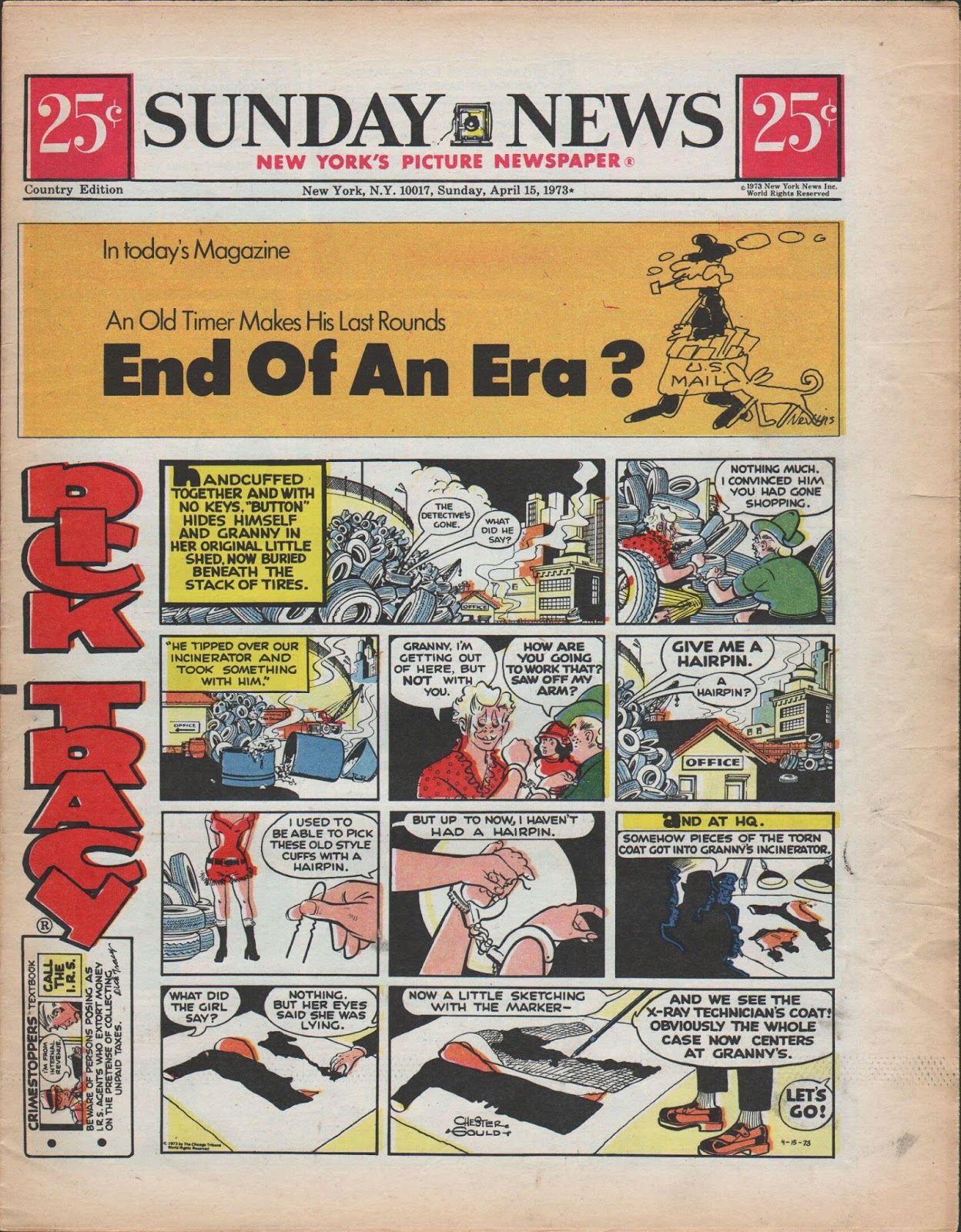 Timely-Atlas-Comics: OT : Tales from the New York Daily News Sunday ...