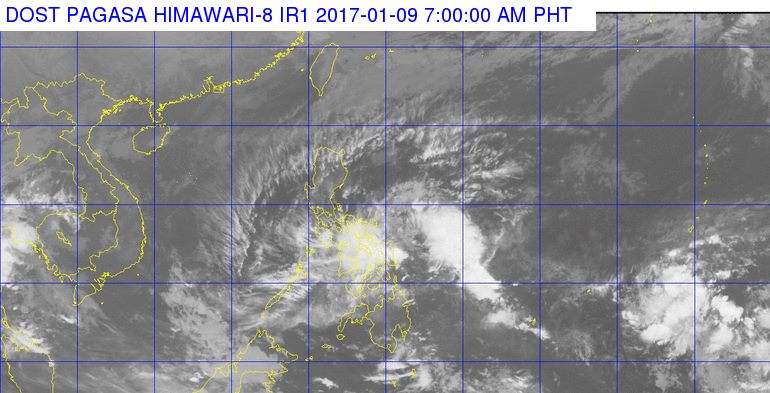 'Bagyong Auring' PAGASA weather update January 9, 2017
