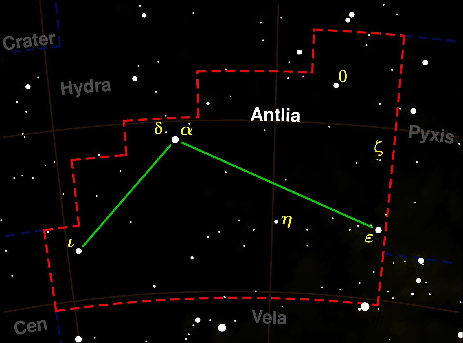 Astronomia: Antlia ( Máquina Pneumática )