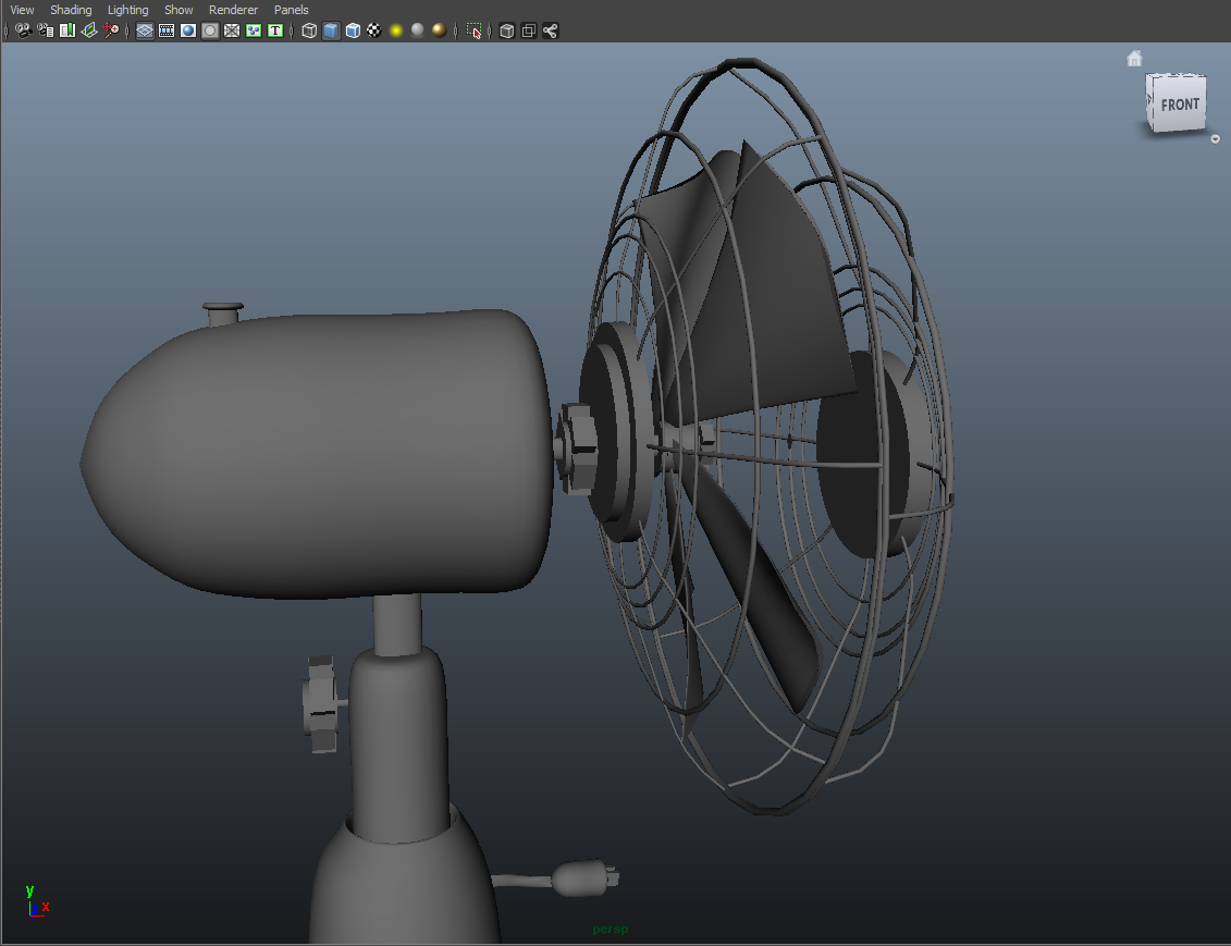 MCBDLM STUDIOS: 3D Modeling Challenge: Electric Fan