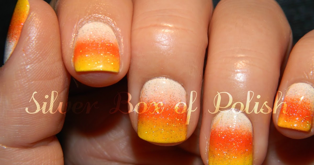 Silver Box of Polish: Candy Corn Gradient