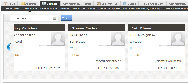 Siebel Open UI: Contact Tiles and Images
