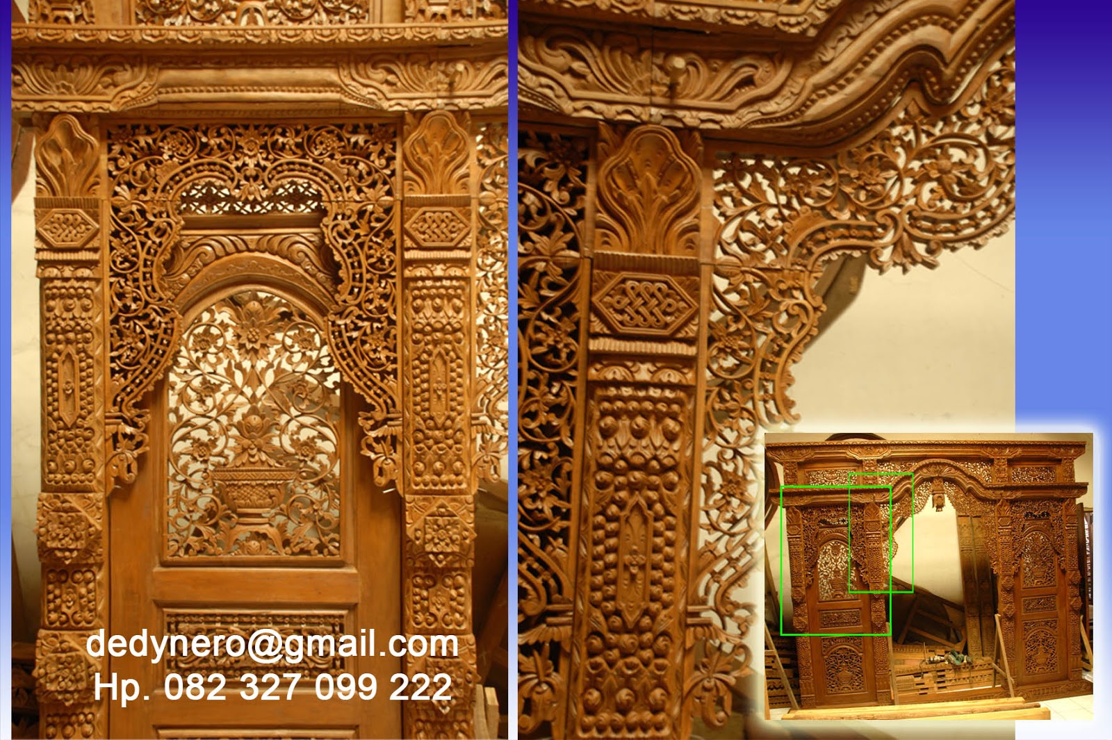 Gebyok Kudus Kuno | GEBYOK - GAPURA