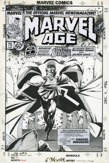Marvel Comics of the 1980s: 1989 - Anatomy of a cover - Marvel Age #75