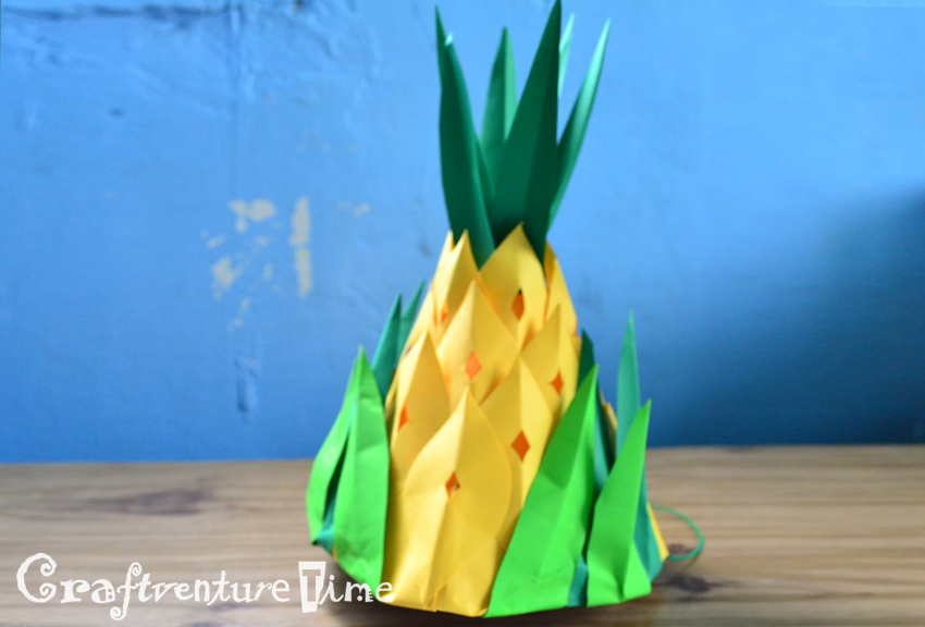 Craftventure Time: DIY Fruit and Veggies Hats from Paper Boat Part I
