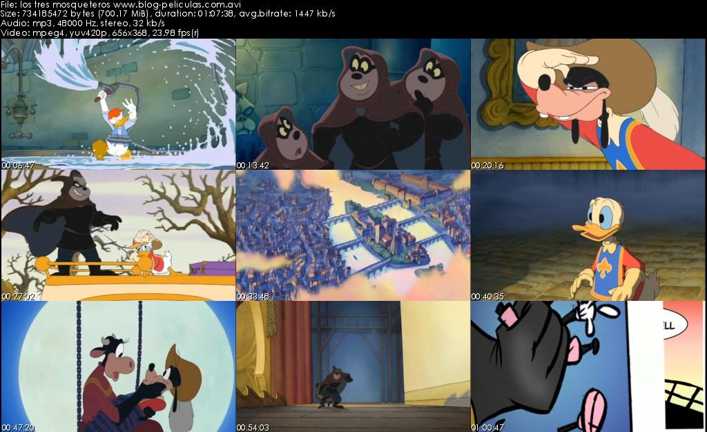 Descargar Mickey Mouse Los Tres Mosqueteros Audio Latino