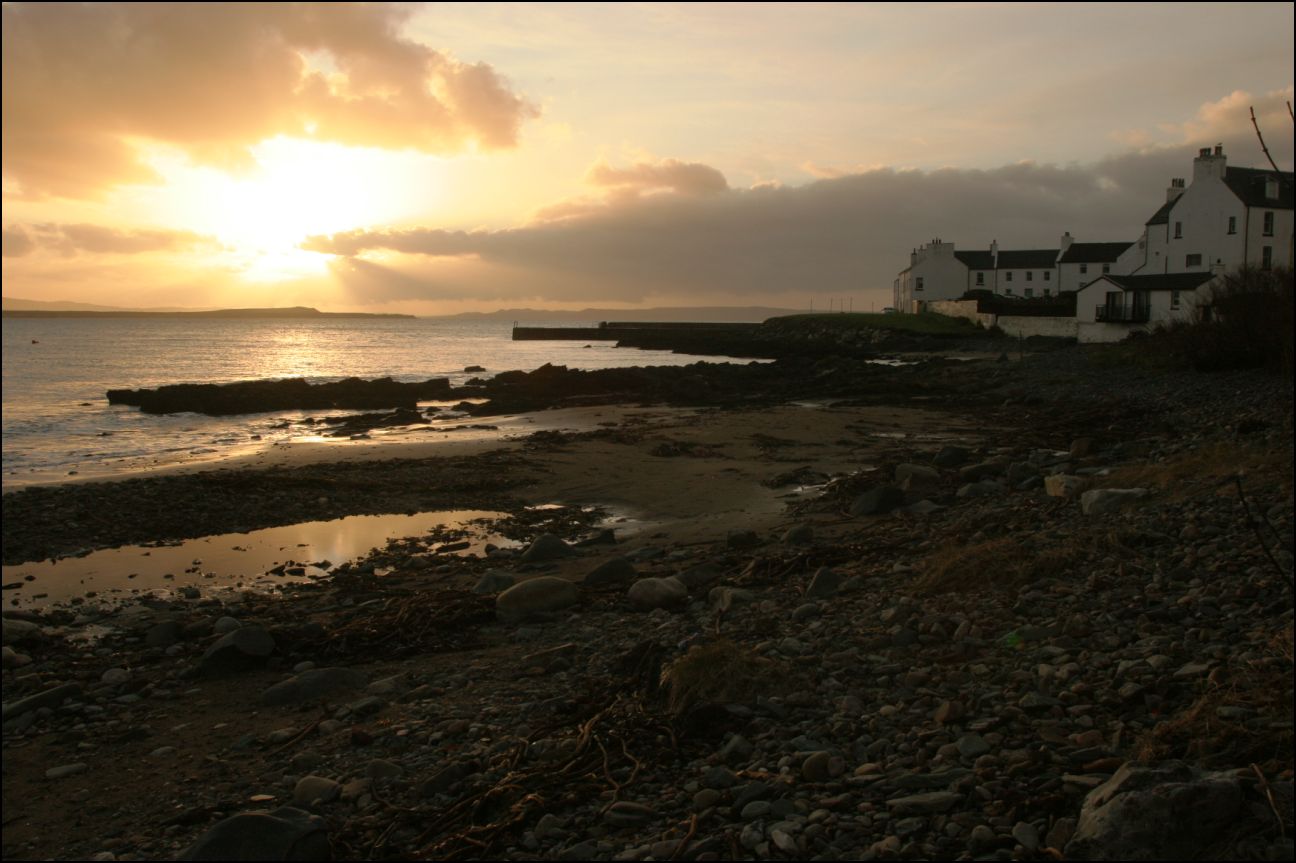 Islay Natural History Trust: Port Charlotte beach this morning.