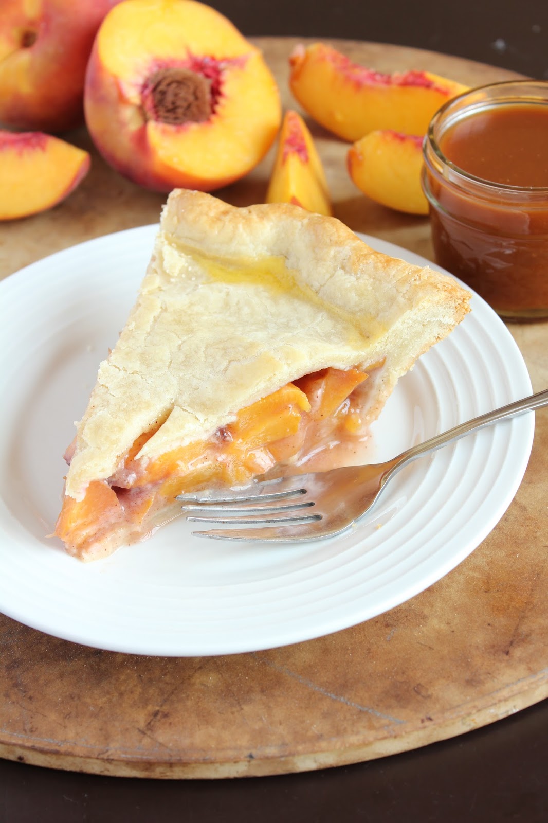 The BEST Peach Pie