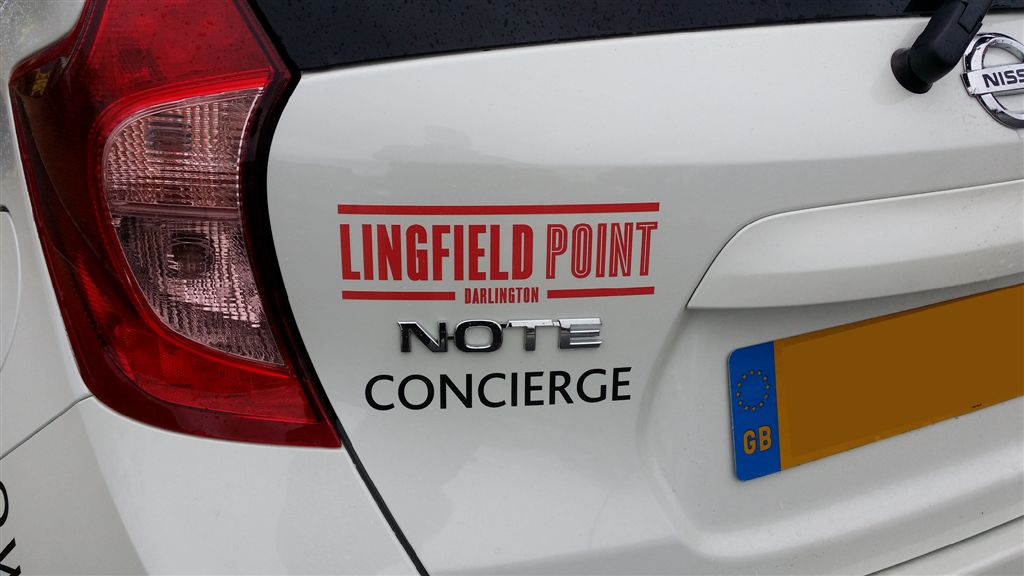 The Green I Signs Blog: Courtesy car graphics & lettering supplied ...