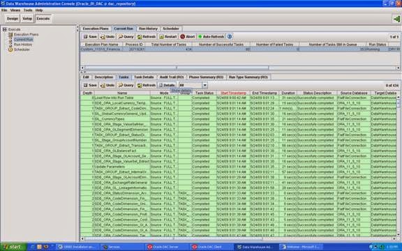 Run DAC Execution Plan