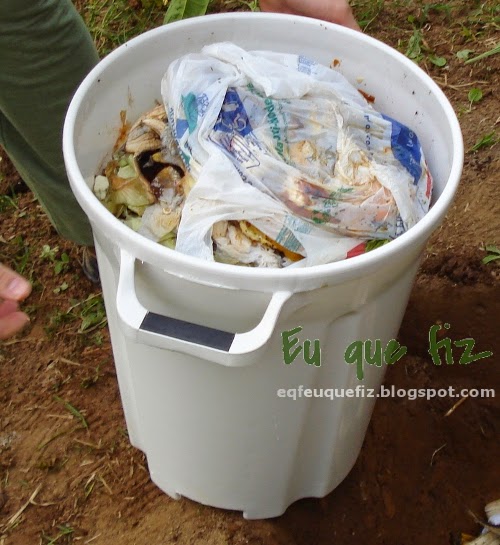 Eu que fiz: Composteira doméstica - Como fazer uma composteira bem simples