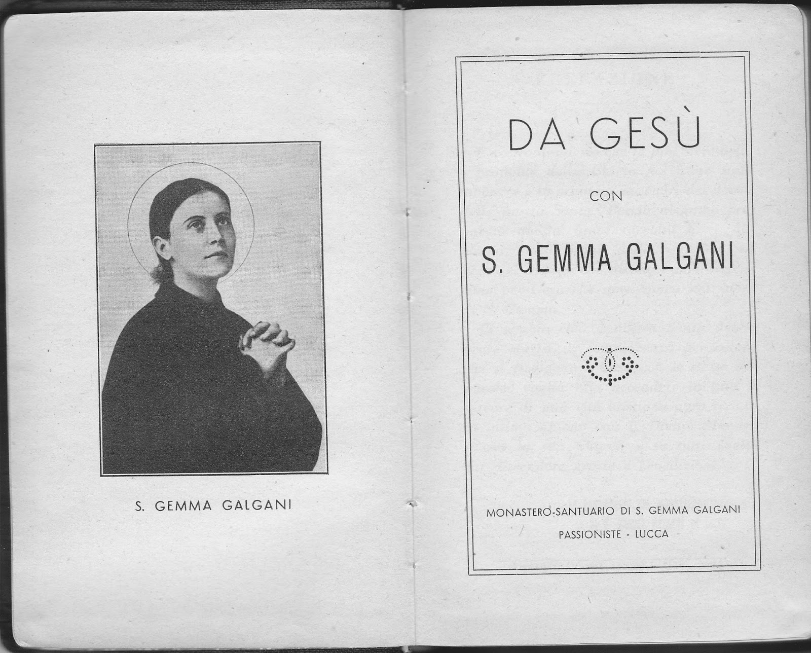 St Gemma Galgani: Preghiere in onore di Santa Gemma Galgani dal libro A ...
