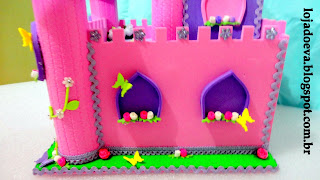 ARTESANATO EM E.V.A: CASTELO EM EVA 3D