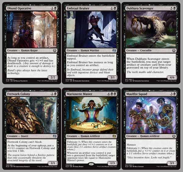 Magic the Gathering Adventures: Kaladesh Deconstructed: Non-Tribal Creatures