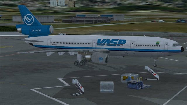 Texturas Brasileiras: Vasp PP-SOM McDonnell Douglas DC-10-30