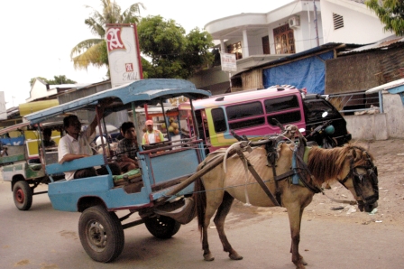 LOMBOK MIRAH SASAK ADIE: Cidomo adalah Alat Transportasi Tradisional Lombok
