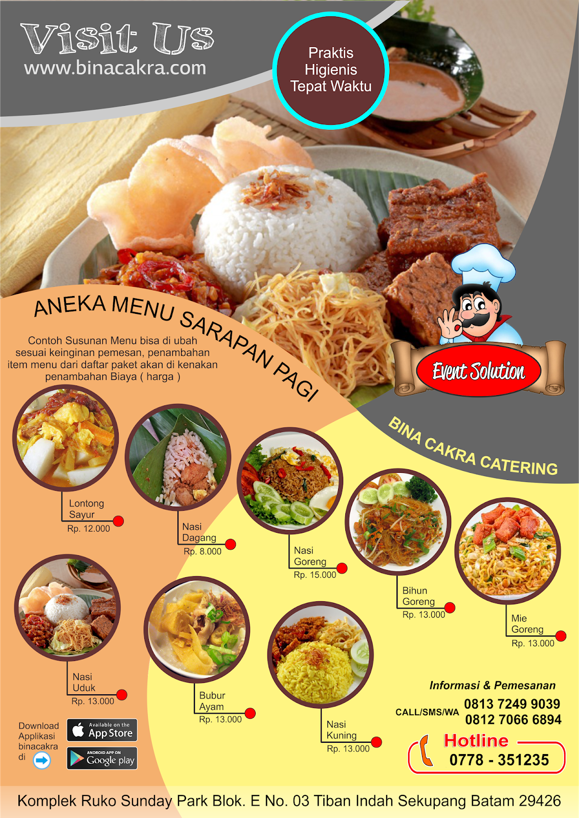 Paket Catering | Bina Cakra Catering & Wedding Organizer