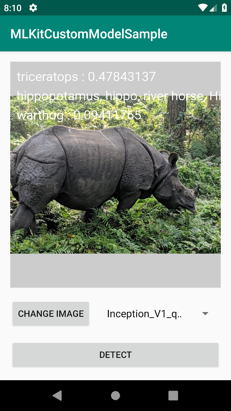 Y.A.M の 雑記帳: ML Kit Custom Model その5 : Inception_V1_quant を使う