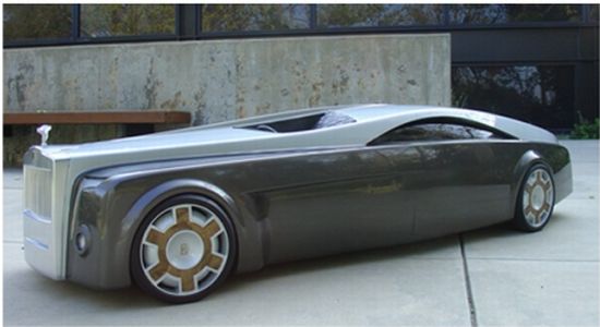 rols-roys: Classic car reduced to a ghost