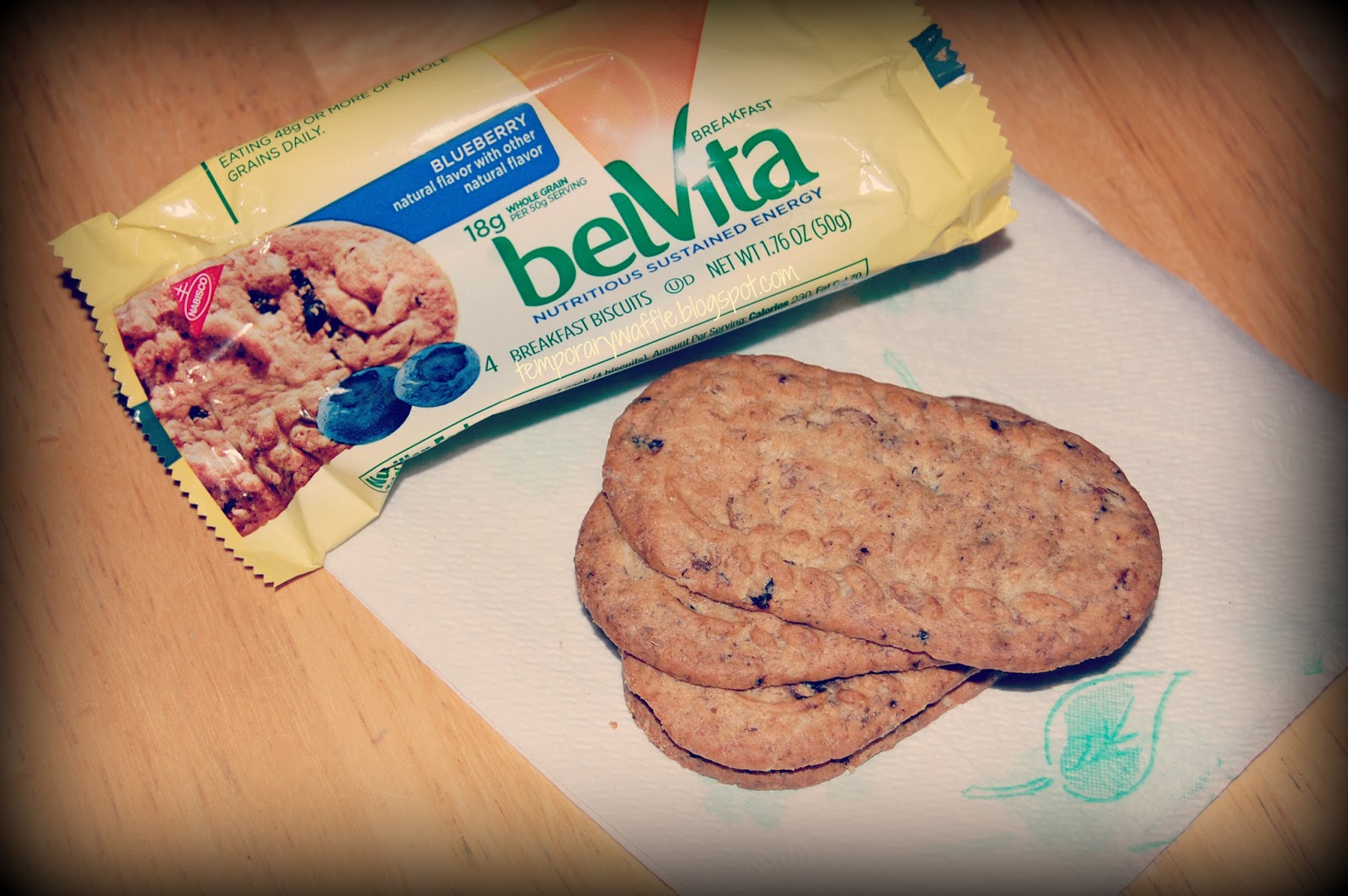 Temporary Waffle: belVita Breakfast Biscuit in Blueberry Review