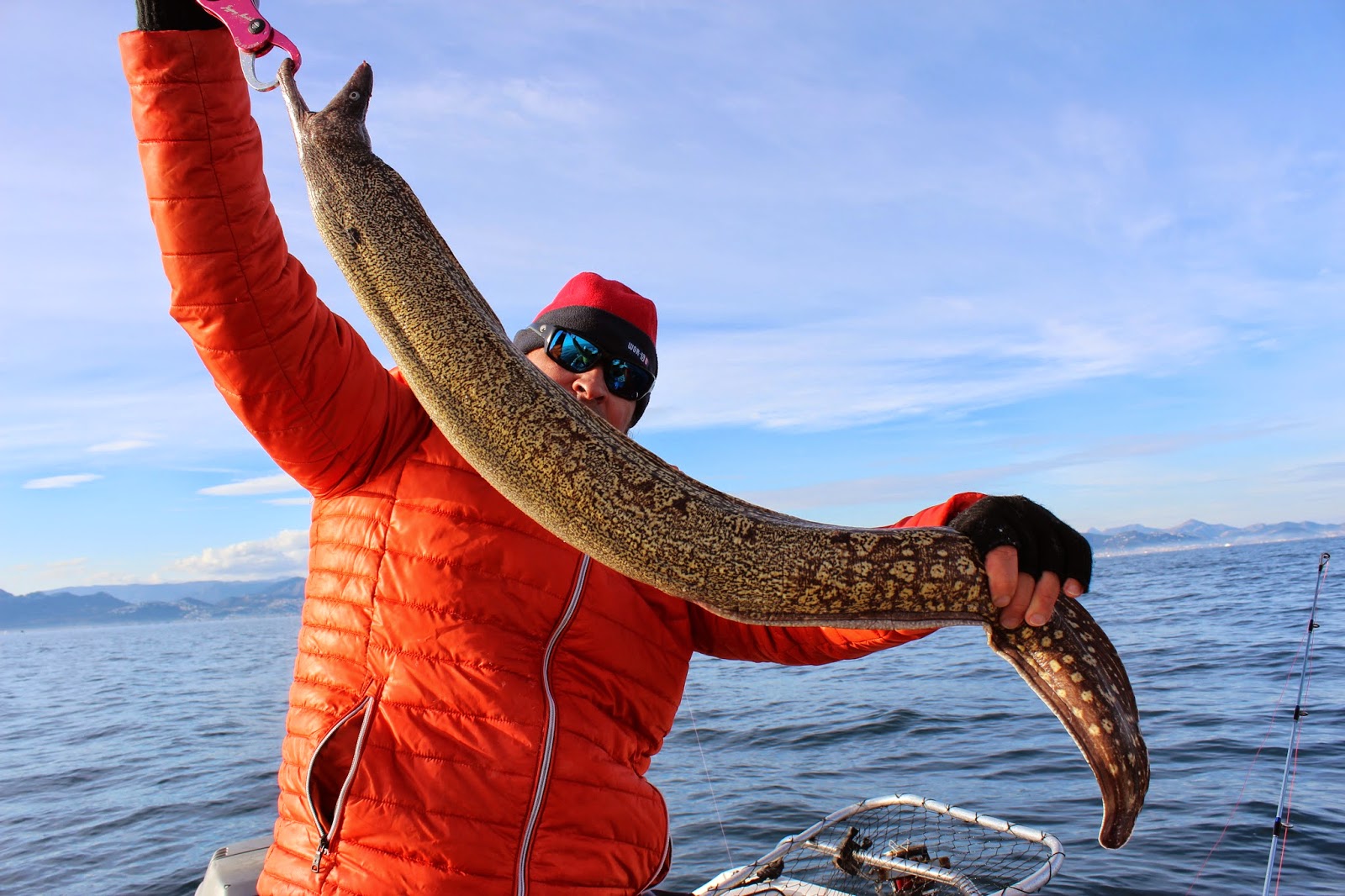 La Pesca en Oliva Nautic: "la morena" una deportiva pesca