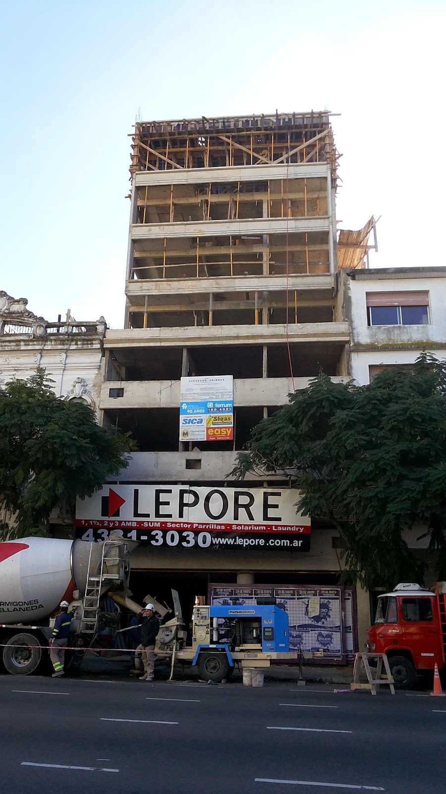 Edificio Independencia 1375: La obra