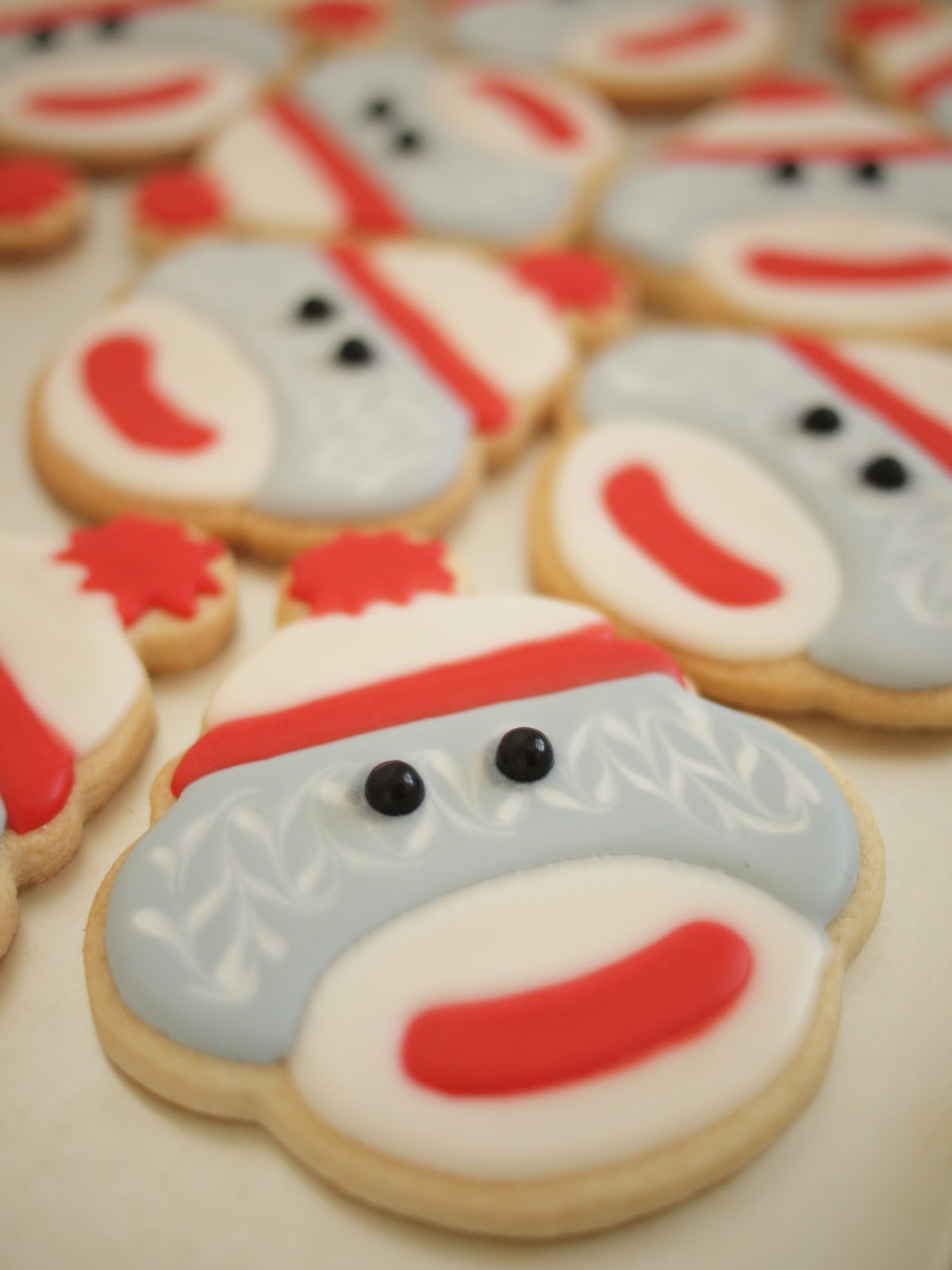 Baking with Best: Sock Monkey Sugar Cookies and Fondant Toppers