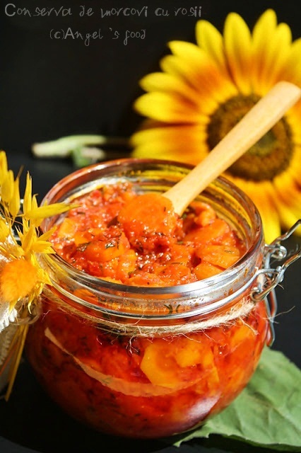 Angel's food: Conserva de morcovi cu rosii