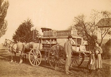 Barbara Brackman's MATERIAL CULTURE: Fabric Retailing: The Peddler's Wagon