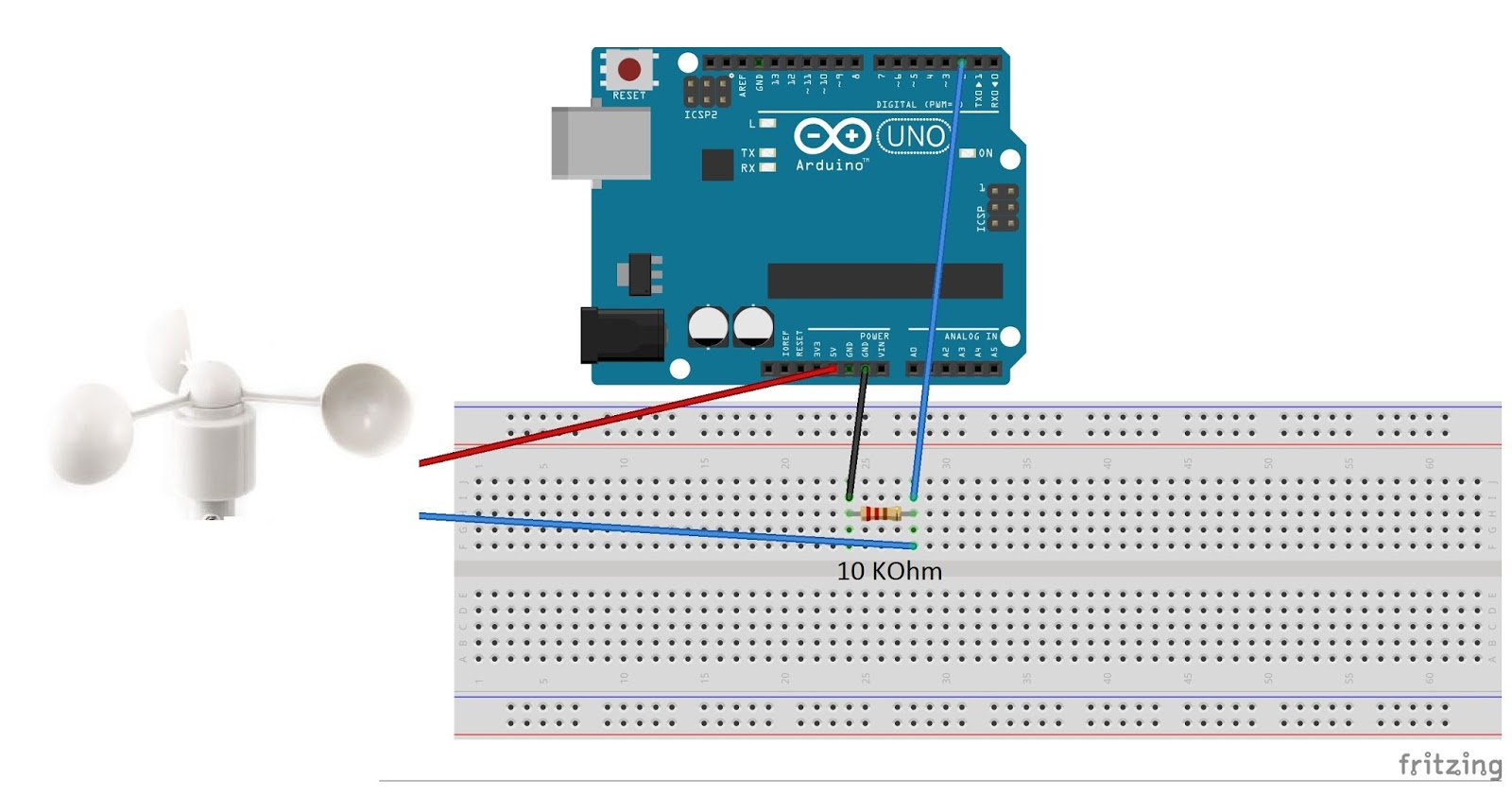 Tutorial Arduino Mengukur Kecepatan Angin Dengan Anemometer