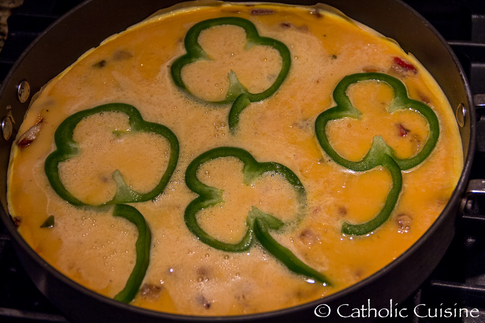 Catholic Cuisine: Shamrock Frittata
