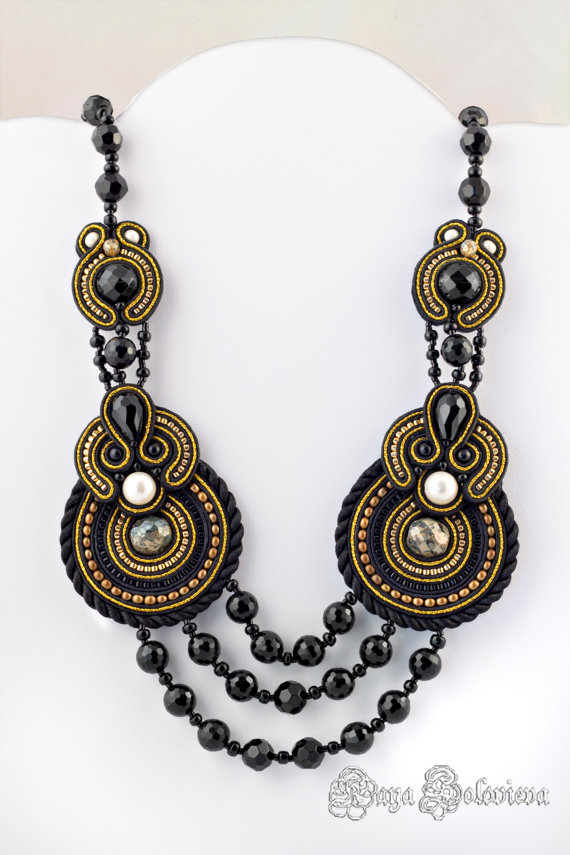 Gorgeous Statement Beaded Jewelry by Perlina Rosa / The Beading Gem