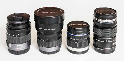Camera Ergonomics: M43 Super Wide Angle Zoom Lens Comparison